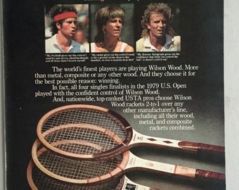 Wood tennis racket | Etsy