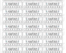 Popular items for water intake sticker on Etsy