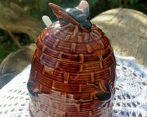 Unique ceramic honey jar related items | Etsy