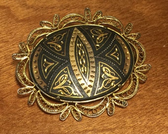Damascene jewelry | Etsy