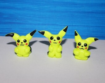 Articles uniques correspondant à polymer clay pikachu | Etsy