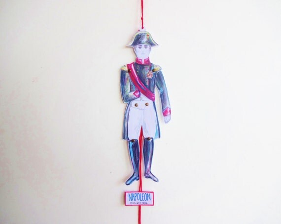 Emperor Napoleon Bonaparte Jumping Jack by WilliamAndJaneDesign