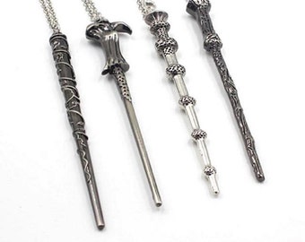 Magic wand necklace | Etsy