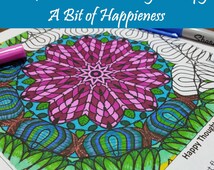 Unique mini coloring book related items | Etsy