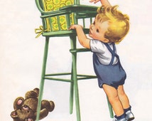 Unique vintage high chair related items | Etsy