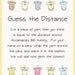 Guess the Distance Baby Shower Game Measure Moms Tummy