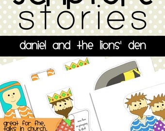 Daniel in the Lions' Den Finger Puppet Play Set