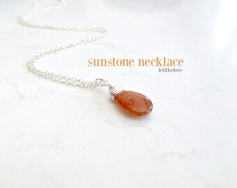 Sunstone pendant | Etsy