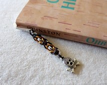 Unique skull bookmark related items | Etsy