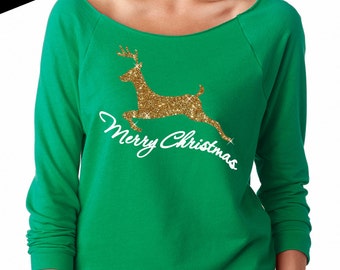 Reindeer sweater | Etsy