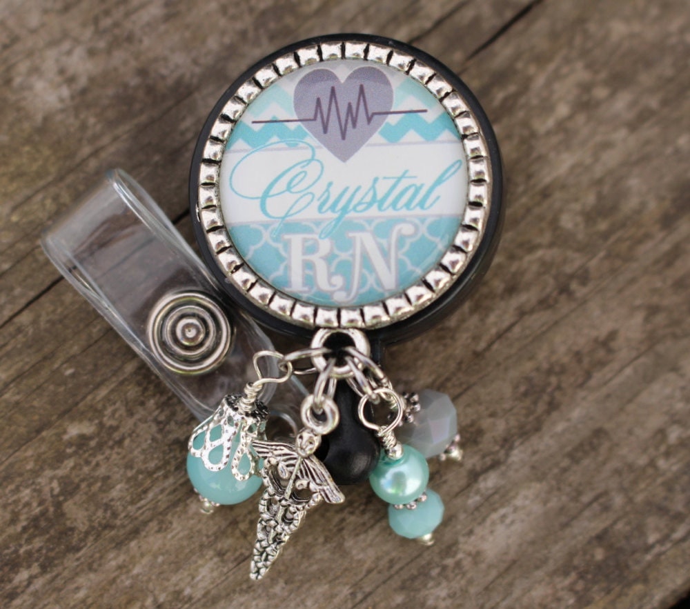 Badge Nurse Badge Reel Badge Reel Nurse RN Badge Reel