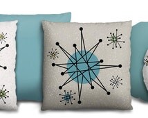 Unique atomic pillows related items | Etsy