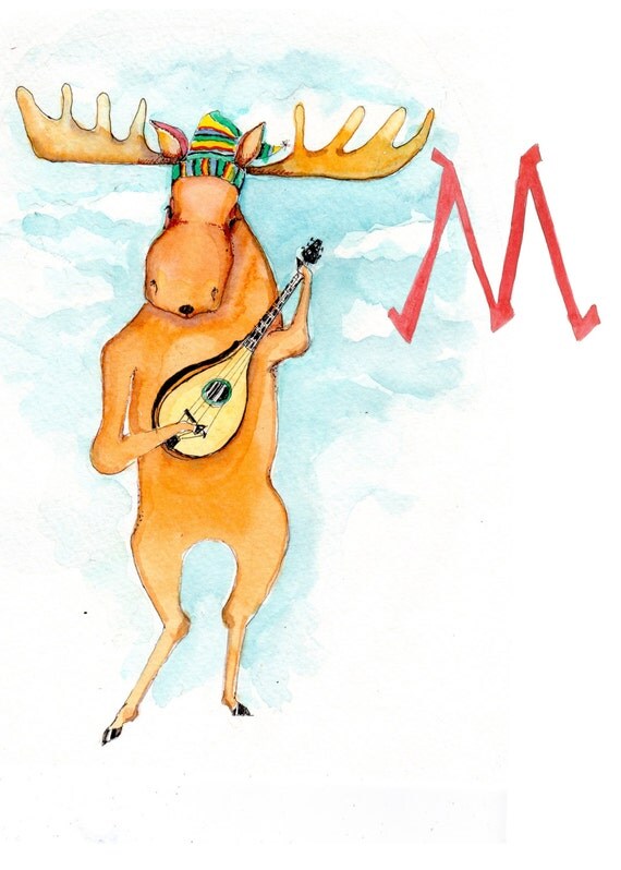 Moose-Alphabet letter