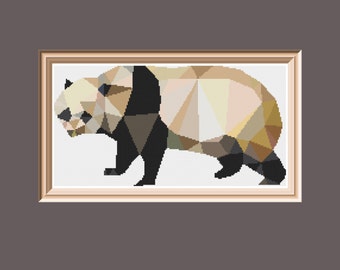 Geometric panda | Etsy