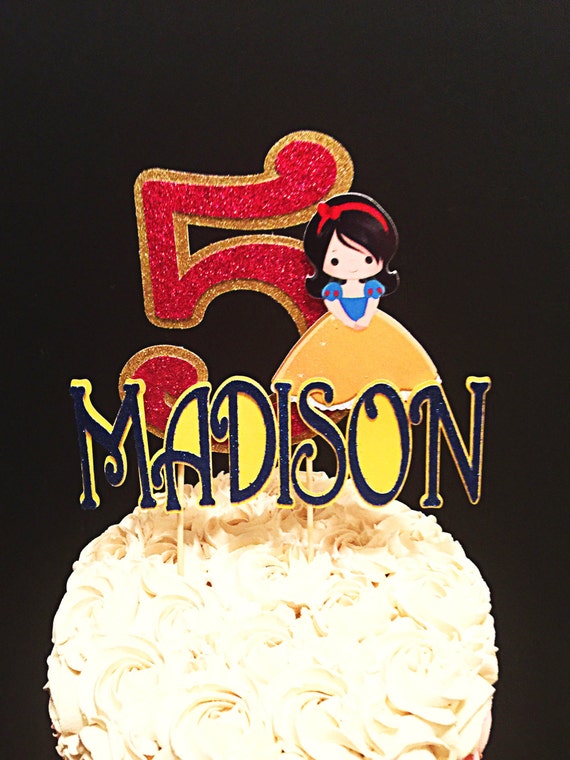 Snow White Inspired Cake Topper