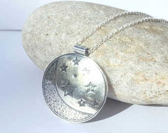 Moon and star coin | Etsy