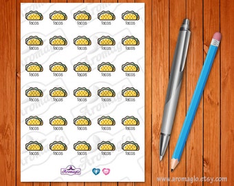 Meal choice stickers | Etsy