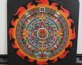 Unique aztec sun stone related items | Etsy