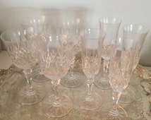 Popular items for crystal stemware on Etsy