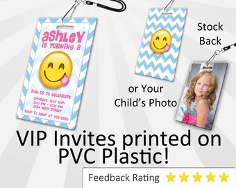 Emoji invitation | Etsy