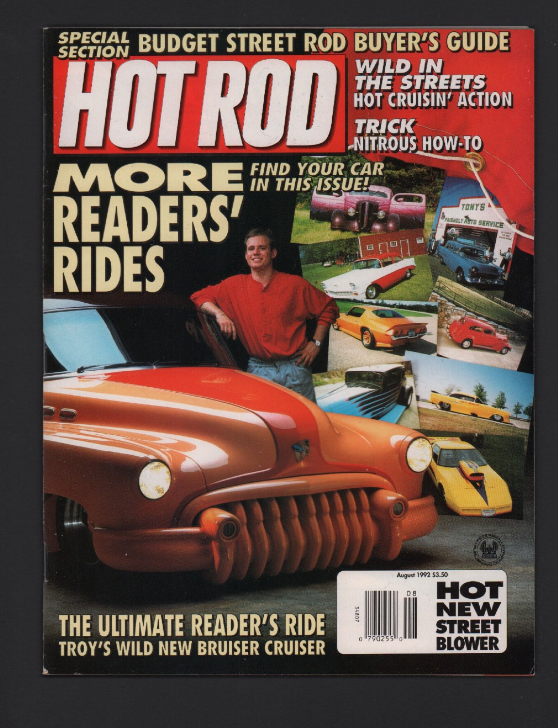 Vintage Magazine : Hot Rod Magazine August by NostalgicDreamsCND