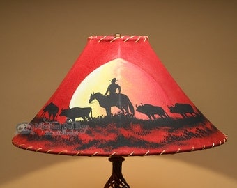 Western lamp shade | Etsy