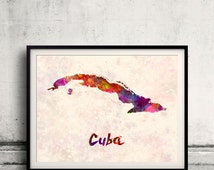 Unique cuba poster related items | Etsy