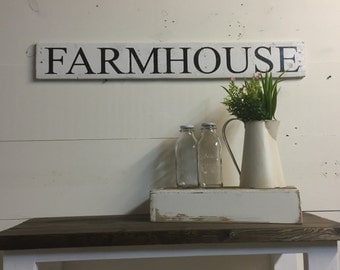 Items similar to Early looking Antique Primitive Small FARMHOUSE Wooden ...