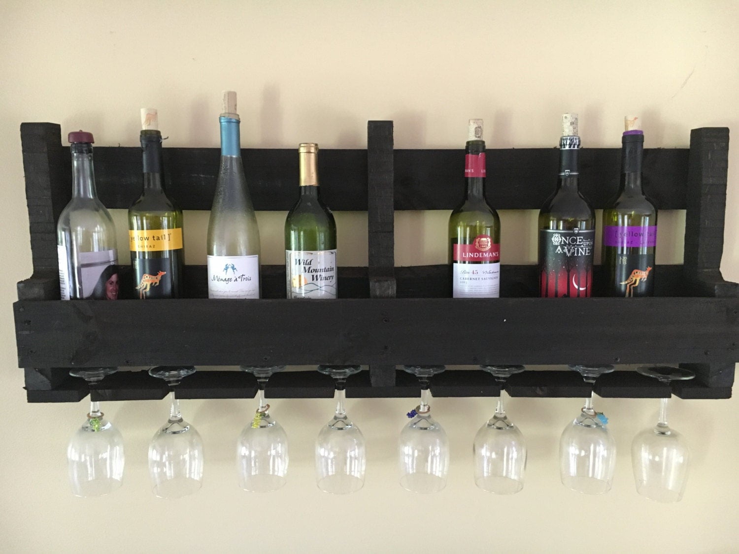 Wood Pallet Wine Rack