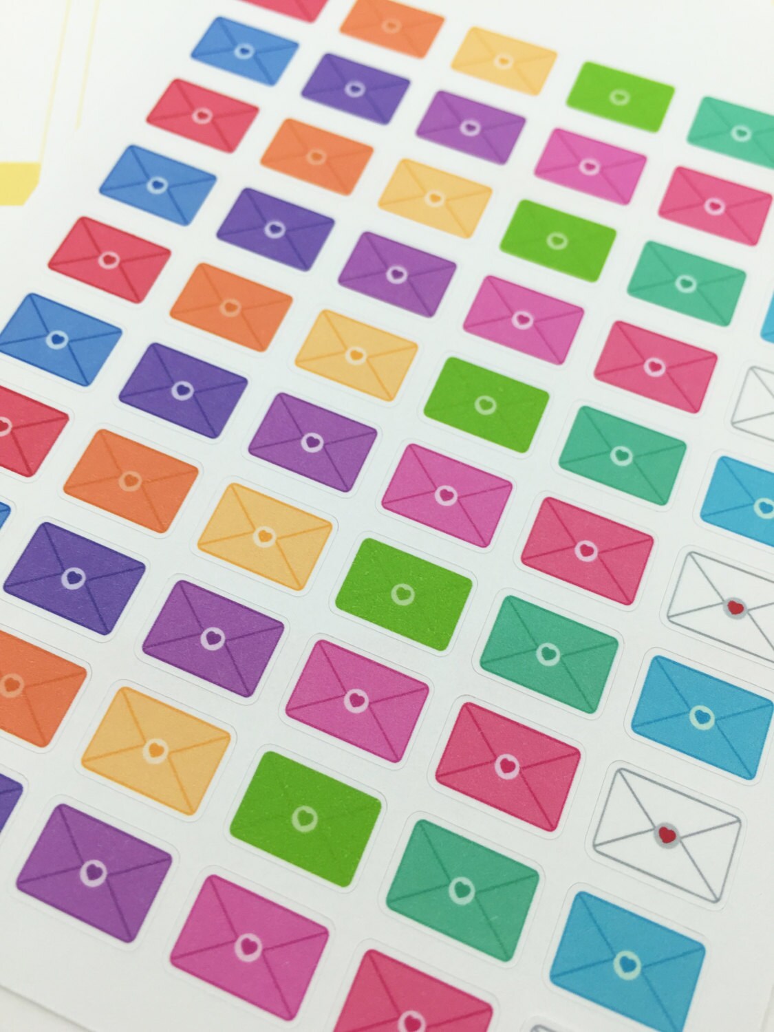 Colorful EnvelopesMail StickersHappy mail stickers For Erin