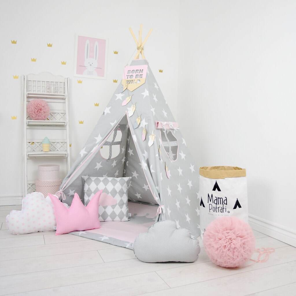 Teepee Set Kids Play Tent Tipi Kid Play Teepee Child Teepee