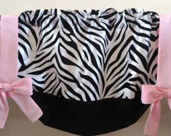 Zebra valance | Etsy