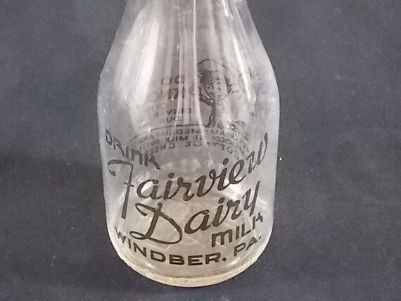 Fairview Dairy Antique Milk Bottle