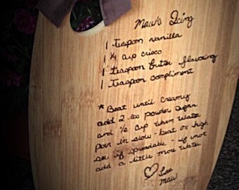 Handwritten recipe | Etsy