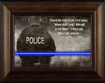 Nypd thin blue line | Etsy