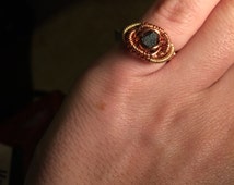 Popular items for hematite ring on Etsy