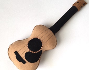 Toy Trumpet Felt Toys Toy Instruments Stuffed by AtHeartShop