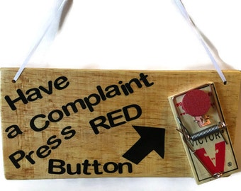 Complaint signs | Etsy