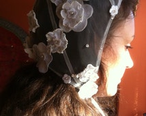 Unique wedding bonnet related items | Etsy