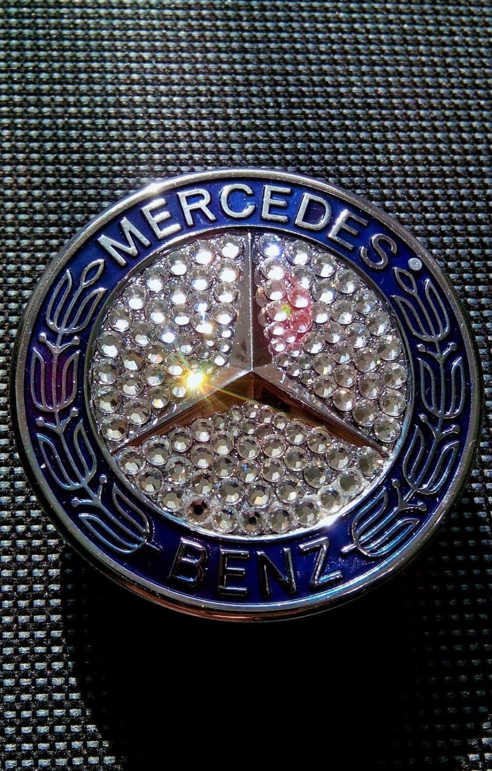 Mercedes Benz Front Hood Badge Bling Logo Emblem With