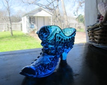 Popular items for fenton glass shoe on Etsy
