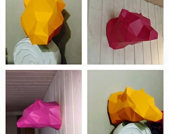 Low poly papercraft | Etsy