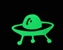 Unique ufo sticker related items | Etsy