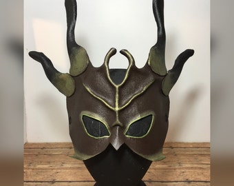 Unique horned mask related items | Etsy