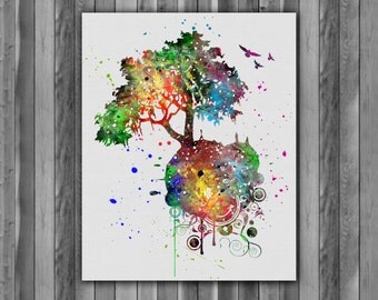 Unique tree of life poster related items | Etsy