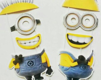 Minion photo prop | Etsy