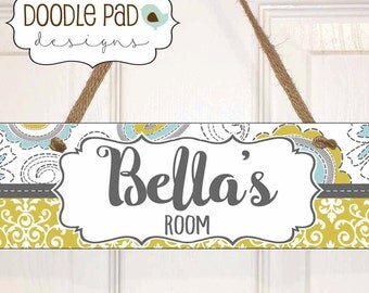 Bedroom door sign | Etsy