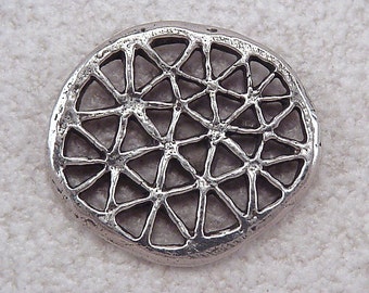 Green Girl Studios Pewter Enlightenment Bezel by BeadLady on Etsy