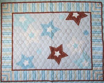 Baby quilt panel | Etsy