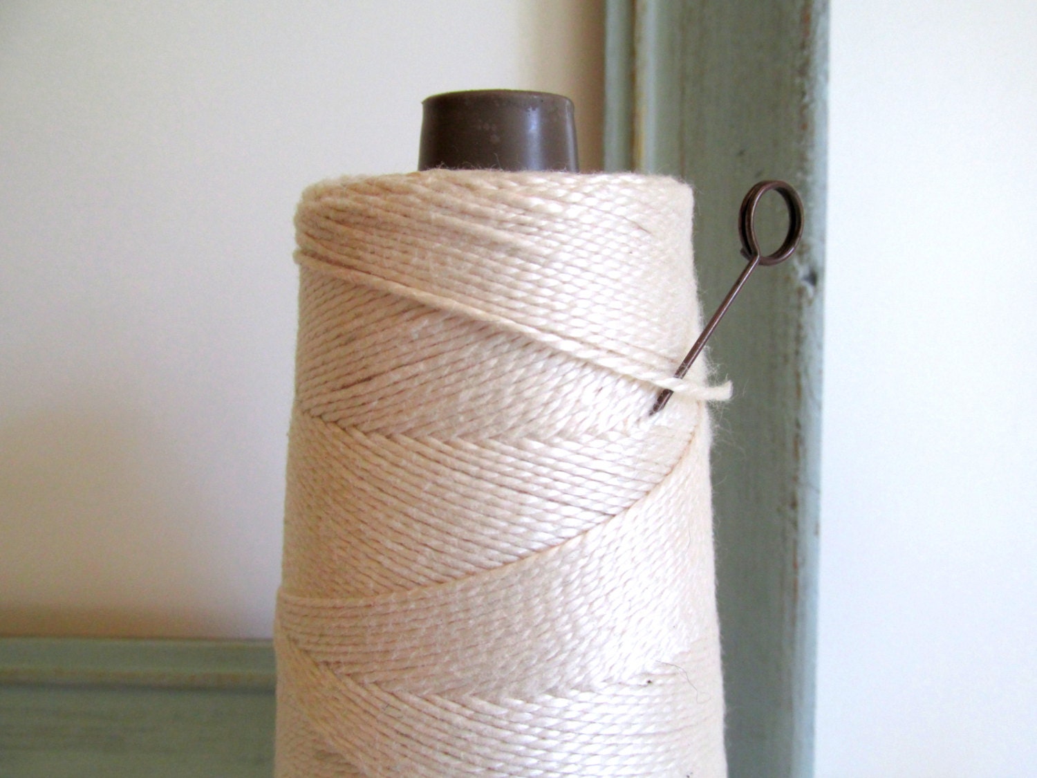 Natural Pearl White Braided Cotton String Craft Supply Bulk